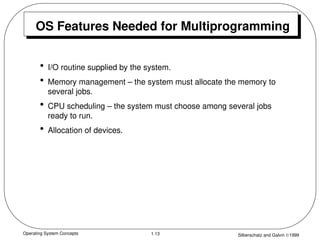 Introduction to operating systems (for B.tech) | PPT