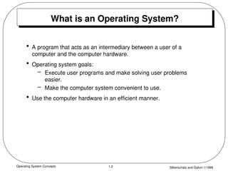 Introduction to operating systems (for B.tech) | PPT