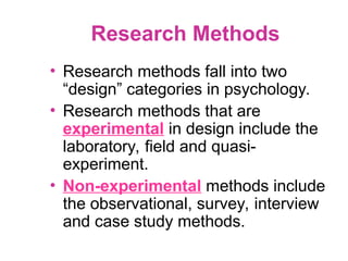 introduction to psychology study materia | PPT