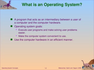 operating system ch1.ppt sem 4 regulation 2021 | PPT