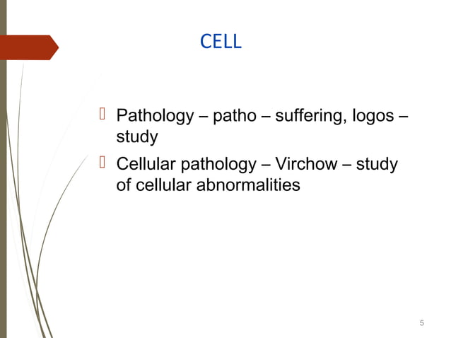 Ch1 cell in Health and disease Robbins Basic Pathology 10th edition | PPT