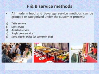 INTRODUCTION TO FOOD AND BEVERAGE SERVICES | PPT