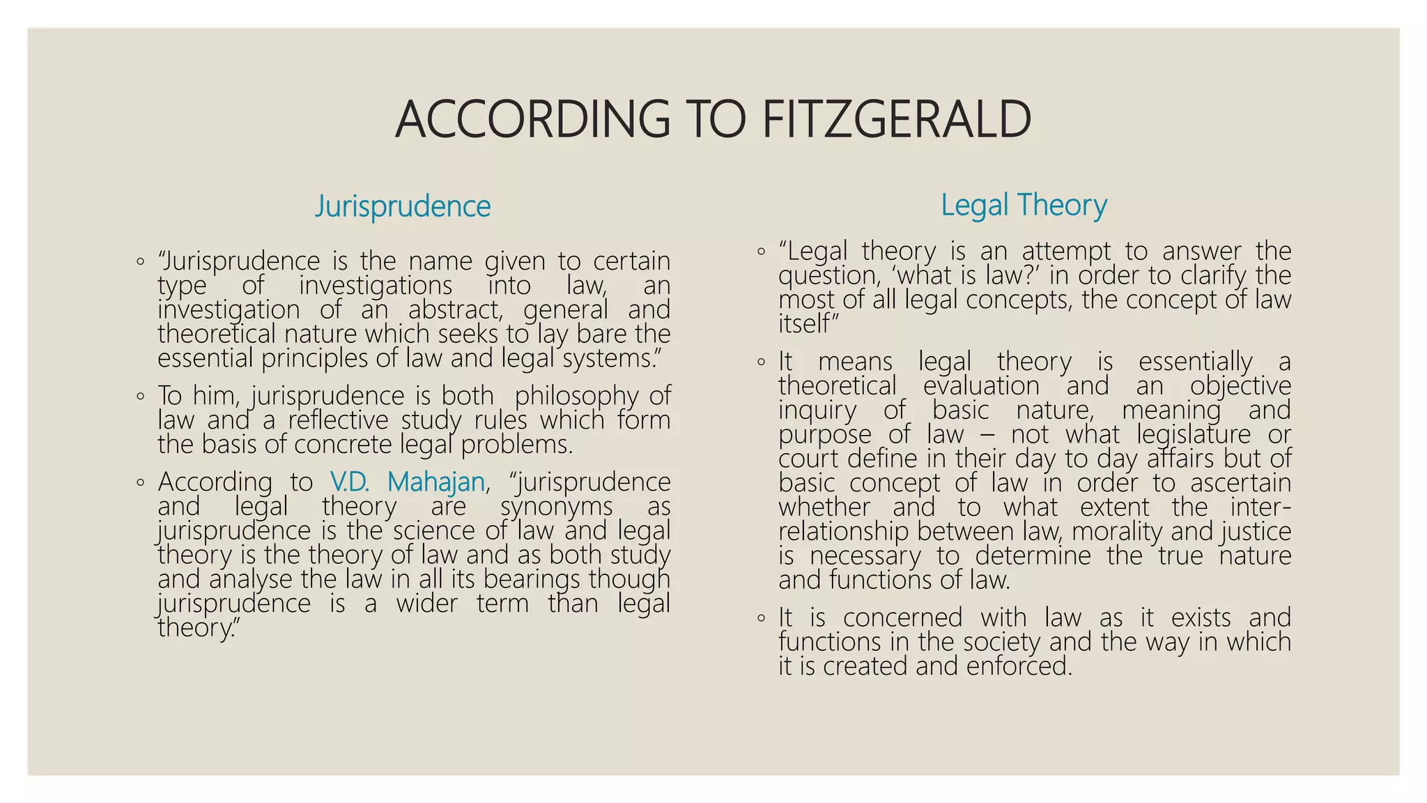Introduction to Jurisprudence | PPTX