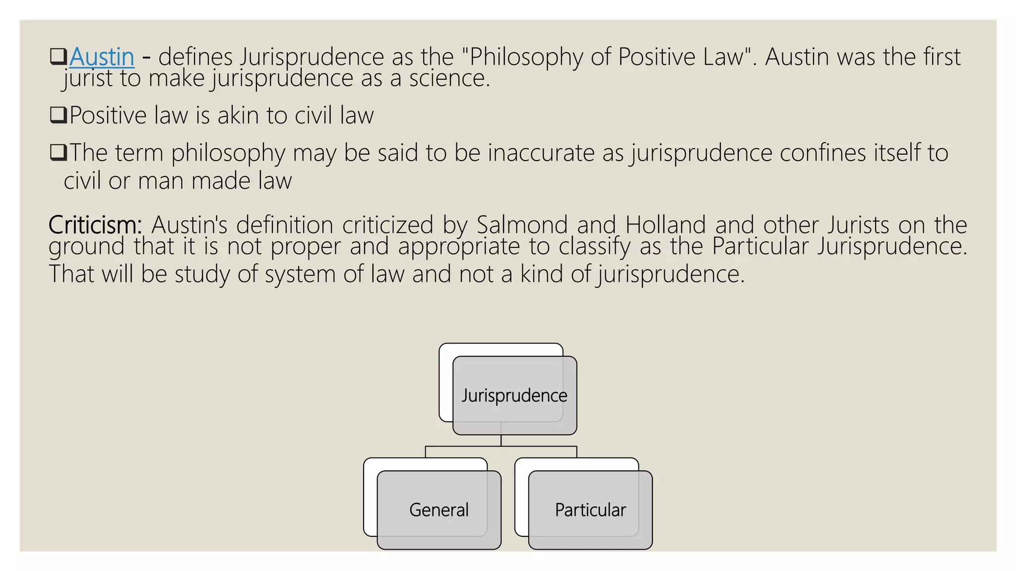 Introduction to Jurisprudence | PPTX