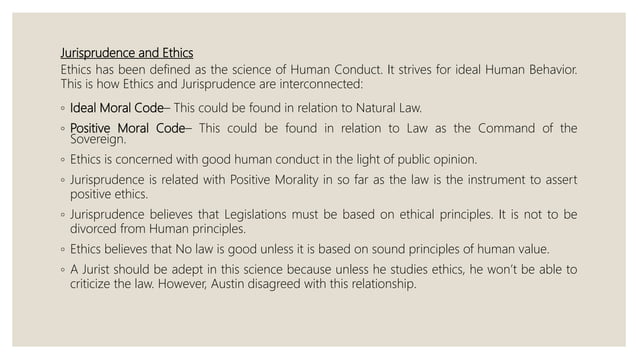 Introduction to Jurisprudence | PPTX | Law