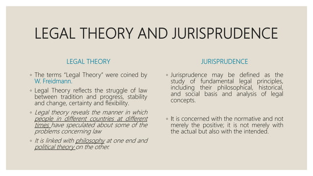 Introduction to Jurisprudence | PPTX | Law