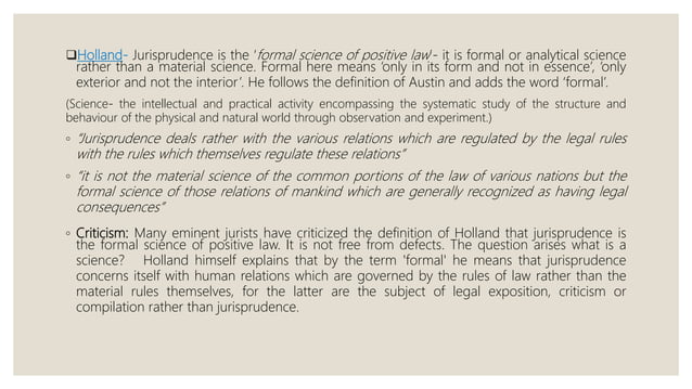 Introduction to Jurisprudence | PPTX | Law