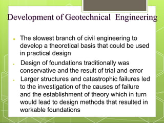 CHAPTER 1 - INTRODUCTION TO GEOTECHNIC | PDF