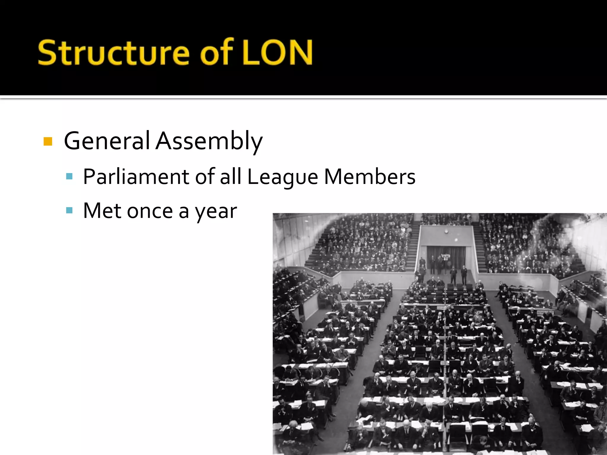 Chapter 1 LON (aims and measures, 1920s) | PPTX