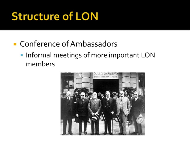 Chapter 1 LON (aims and measures, 1920s) | PPT