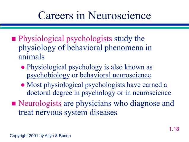 CH1-Lesson 1 - Foundations of Physiological Psychology.ppt | Brain and ...