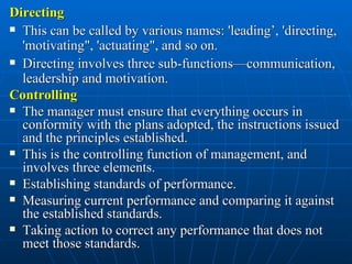Ch1 Managemnet and Organization | PPT