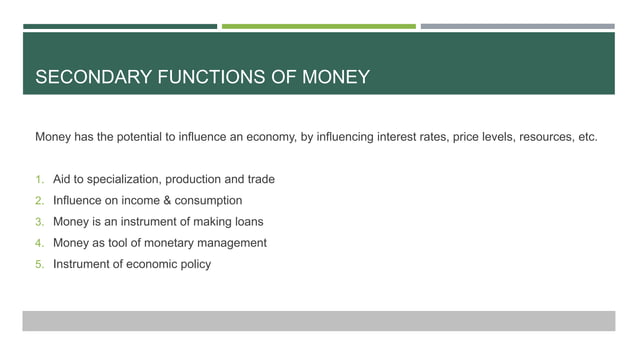 Money: Definition, Origin, Functions, Inflation, Deflation, Value of ...