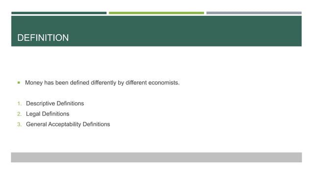 Money: Definition, Origin, Functions, Inflation, Deflation, Value of ...