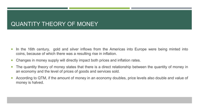Money: Definition, Origin, Functions, Inflation, Deflation, Value of ...