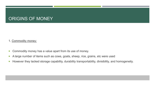 Money: Definition, Origin, Functions, Inflation, Deflation, Value of ...