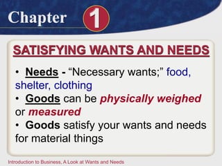 Ch1 -needs_and_wants | PPT