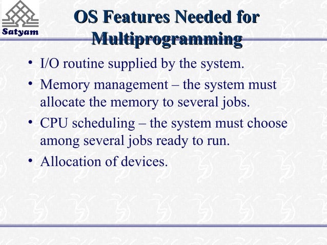 Chapter 1 Operating system . PPT for 3rd sem | PPT