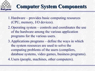 Chapter 1 Operating system . PPT for 3rd sem | PPT