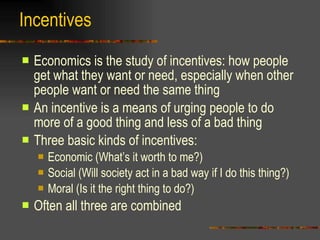 Basic Economic Principles | PPT