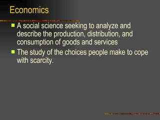 Basic Economic Principles | PPT
