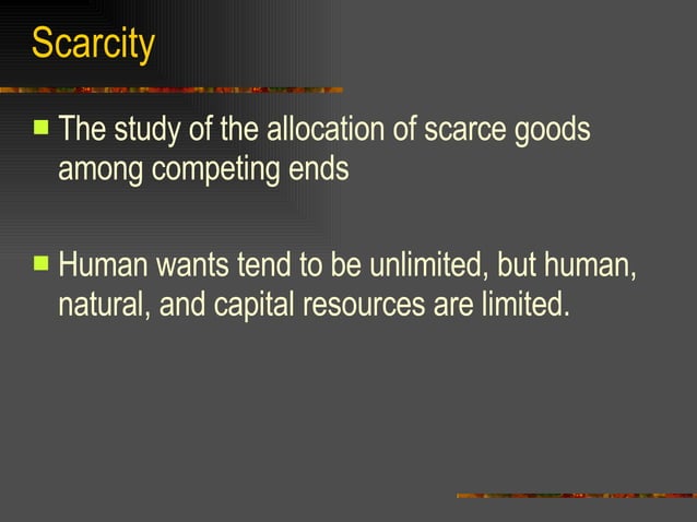 Basic Economic Principles | PPT