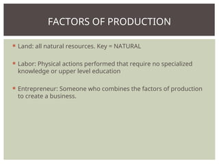 Ch 1 - Scarcity Factors of Production.ppt