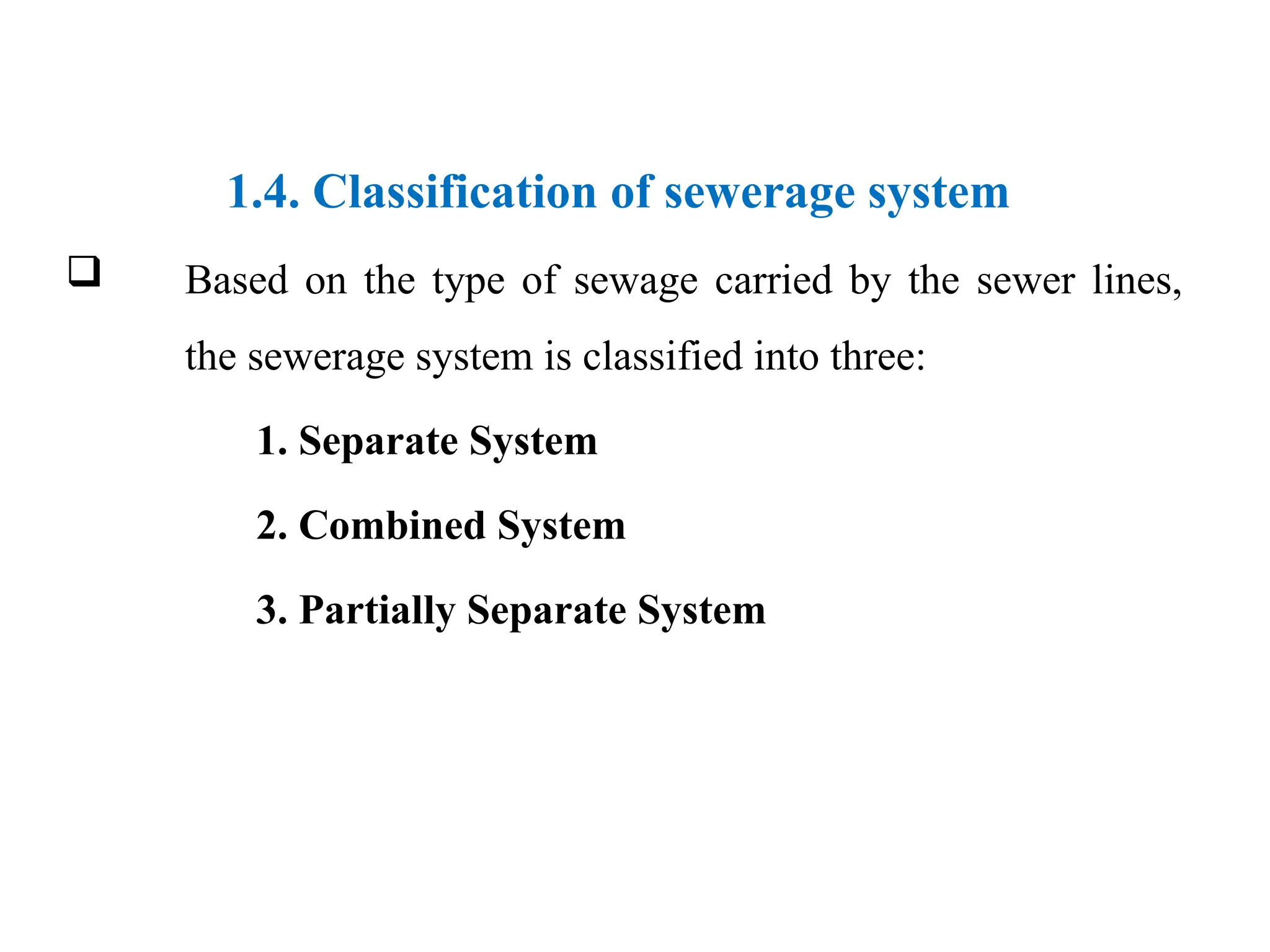 CH 1 - sewage.pptx sewage disposal and treatment | PPTX
