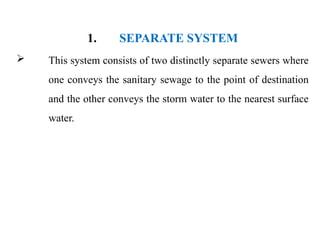 CH 1 - sewage.pptx sewage disposal and treatment | PPTX