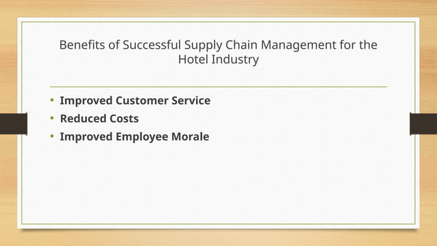 ch1-Supply-Chain-Management-in-Hospitality-Industry.pptx | Logistics ...