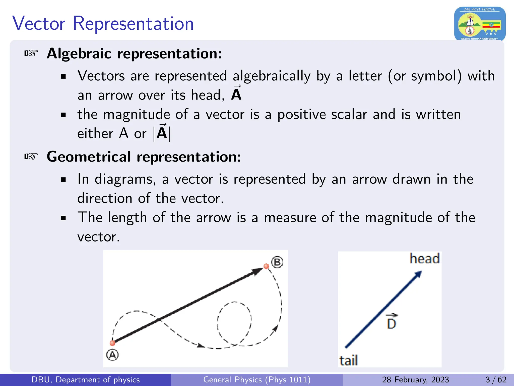General Physics (Phys 1011): Vectors Basics | PDF