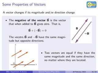 General Physics (Phys 1011): Vectors Basics | PDF