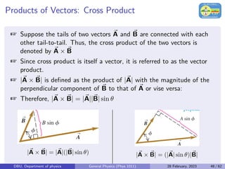 General Physics (Phys 1011): Vectors Basics | PDF