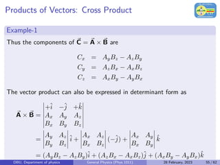 General Physics (Phys 1011): Vectors Basics | PDF