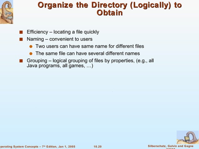 Chapter 10 - File System Interface | PPT