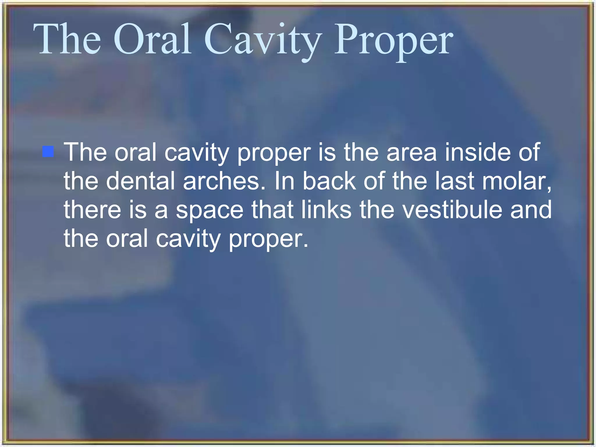 landmarks of face and oral cavity | PPT