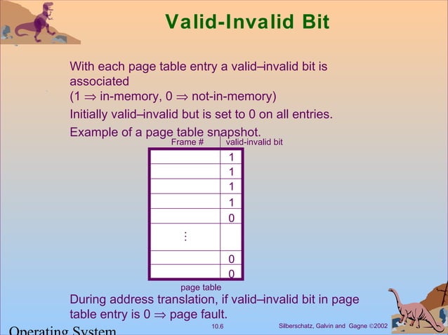 Galvin-operating System(Ch10) | PPT | Computing | Technology & Computing