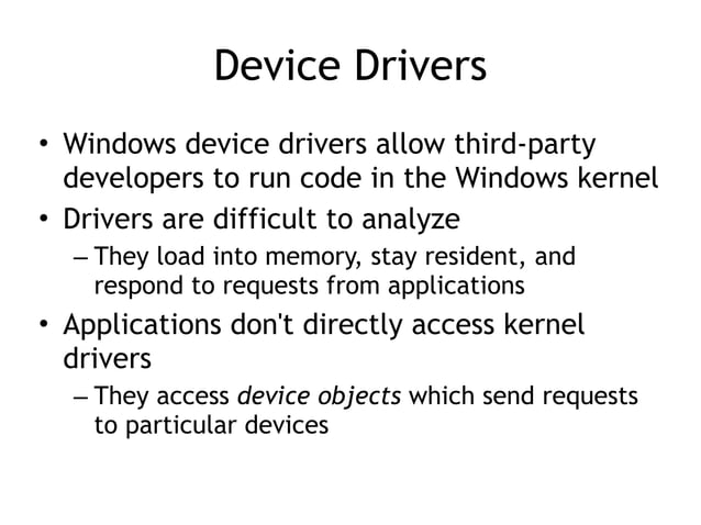 Practical Malware Analysis: Ch 10: Kernel Debugging with WinDbg | PDF | Operating Systems ...