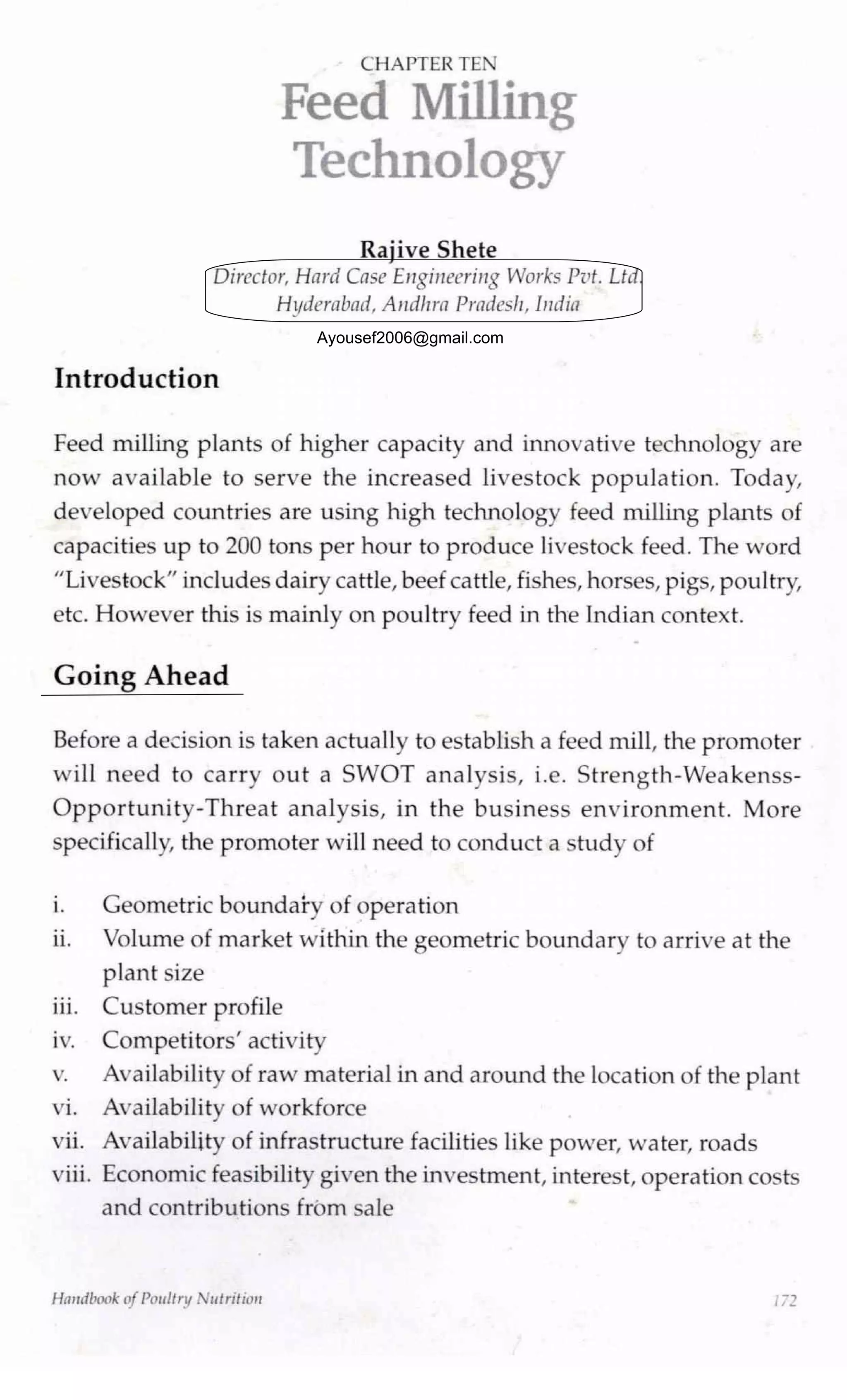 Chapter 10. Feed milling technology | PDF