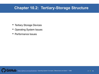 Ch10.2.tertiary storage structure | PDF