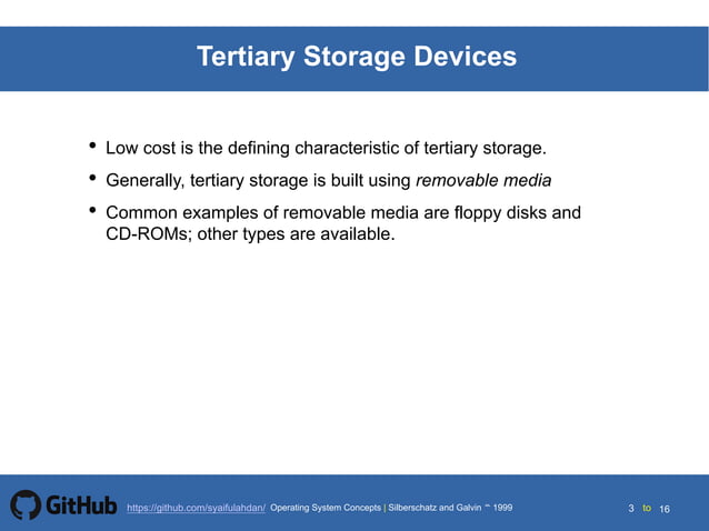 Ch10.2.tertiary storage structure | PDF | Operating Systems | Computer ...