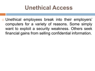 Ch # 10 computer security risks and safe guards | PPT