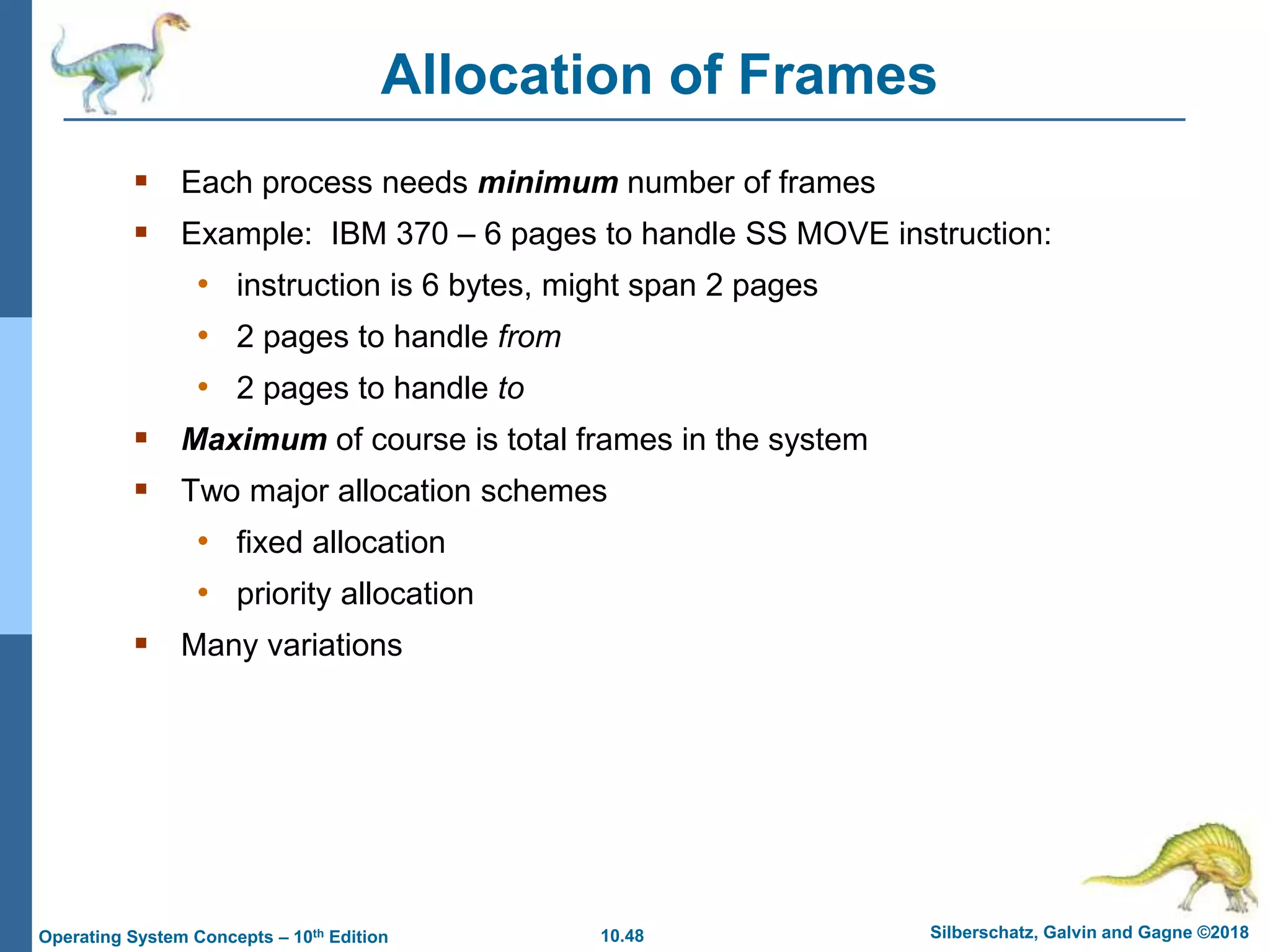 Chapter 10 Operating Systems silberschatz | PPTX
