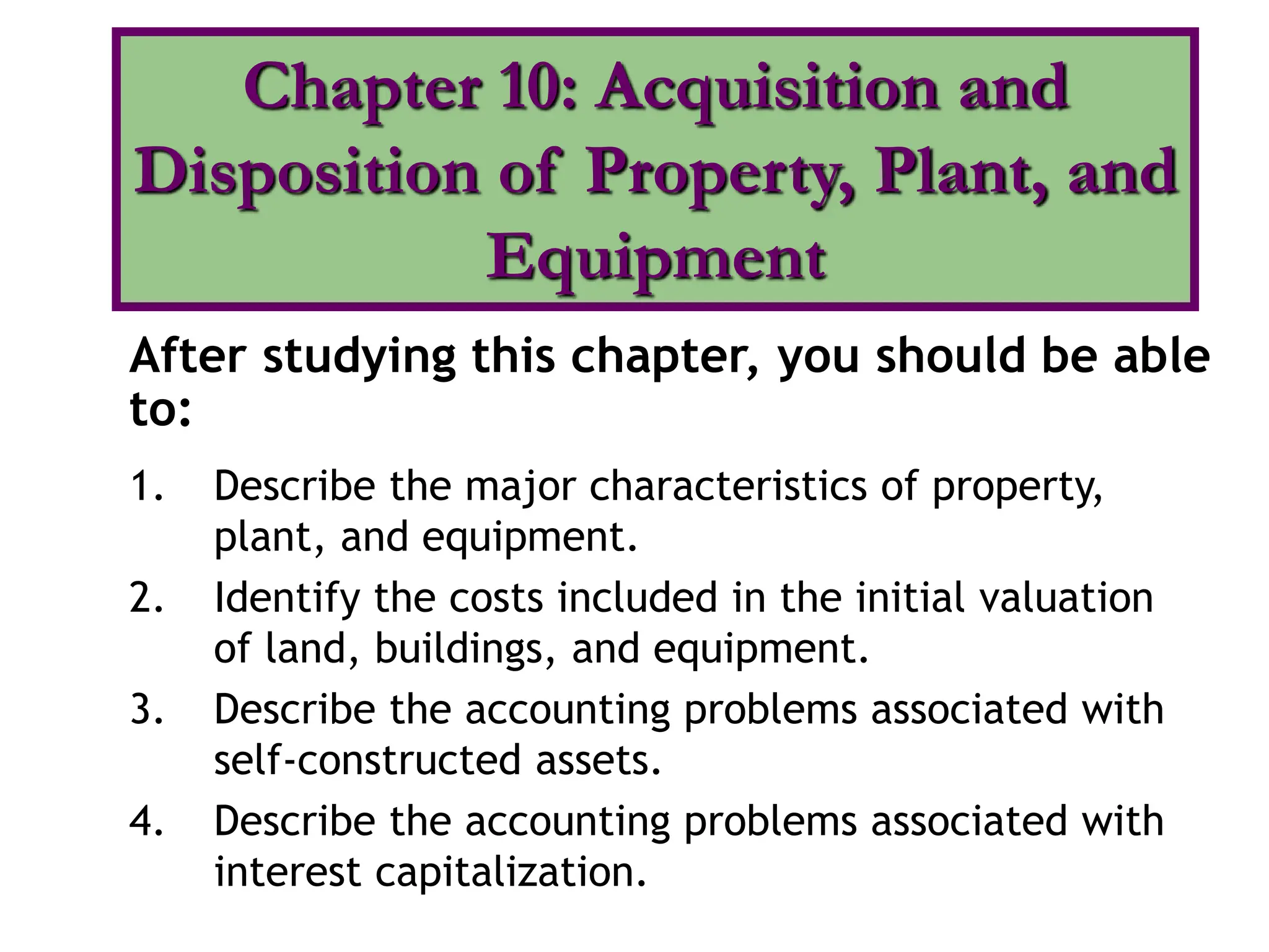 Ppt Chapter 10 Kieso Accounting Principles Ppt