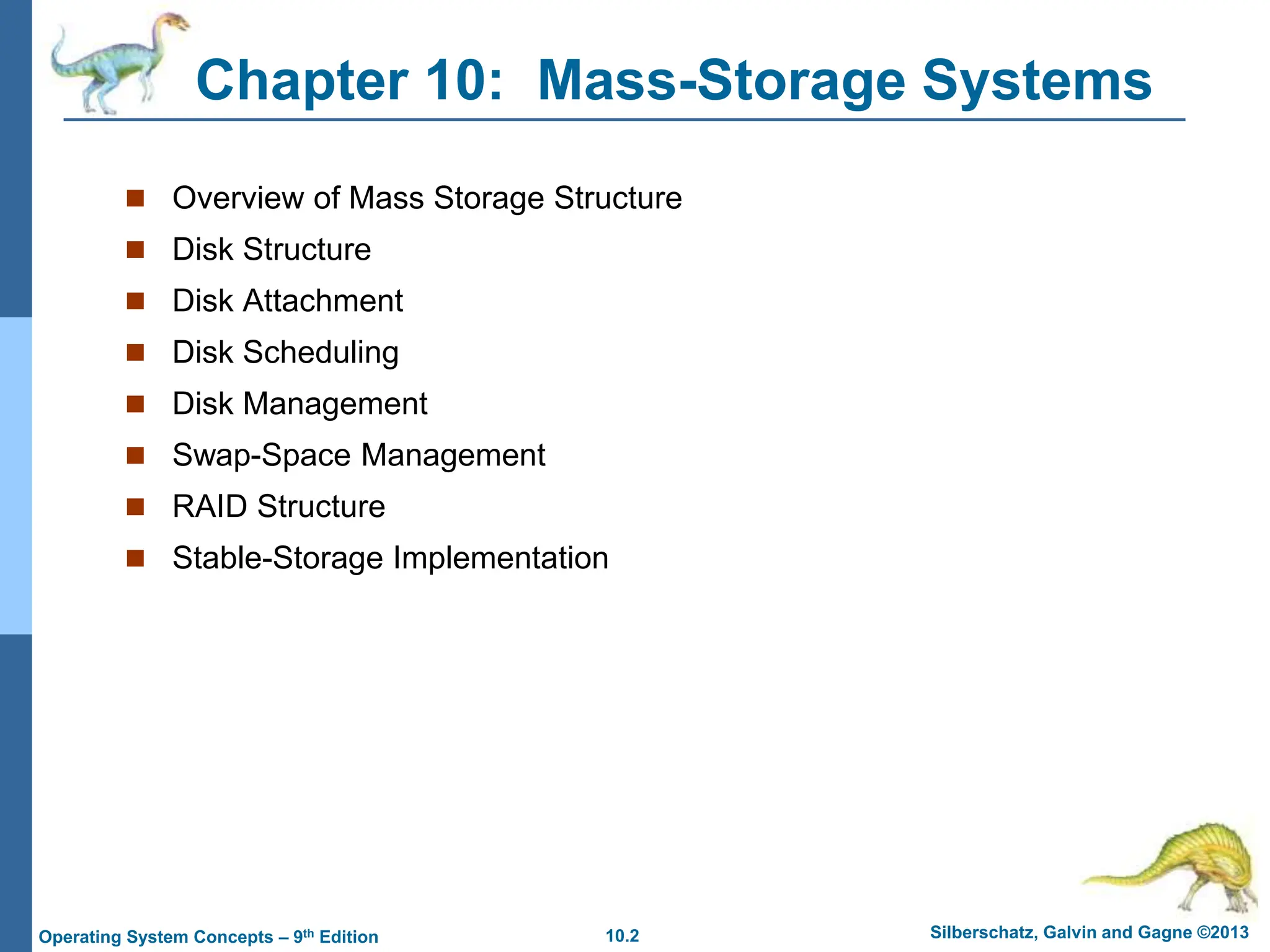 ch10 Mass Storage Systems Operating System | PPT
