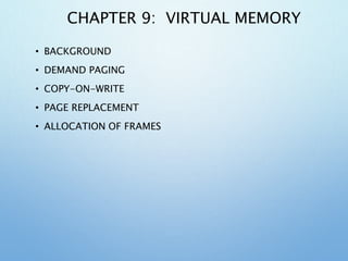 "Understanding Virtual Memory in Operating Systems" | PPT