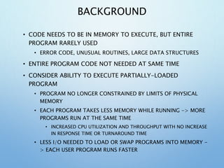 "Understanding Virtual Memory in Operating Systems" | PPT