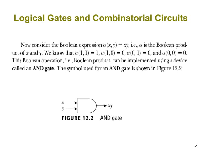 Logic Gates And Combinational Logic Circuitsppt
