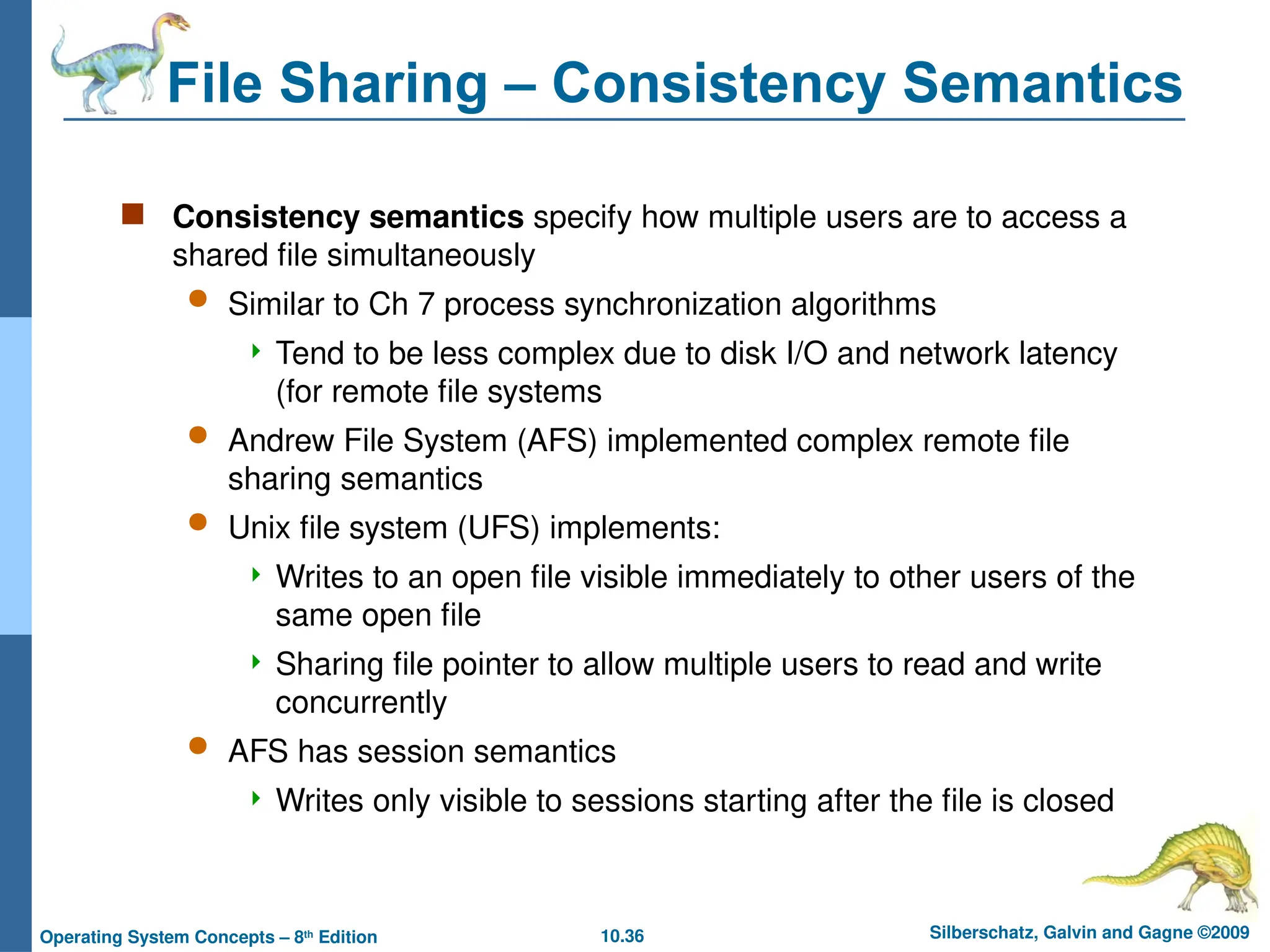 File system interface ppt chapter 10 Operating systems | PPTX