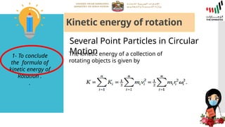 ch 1 - rotation - Kinetic energy of rotation | PPTX